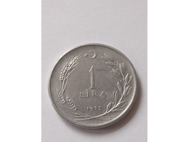 1 Lira 1975.g - Turska -