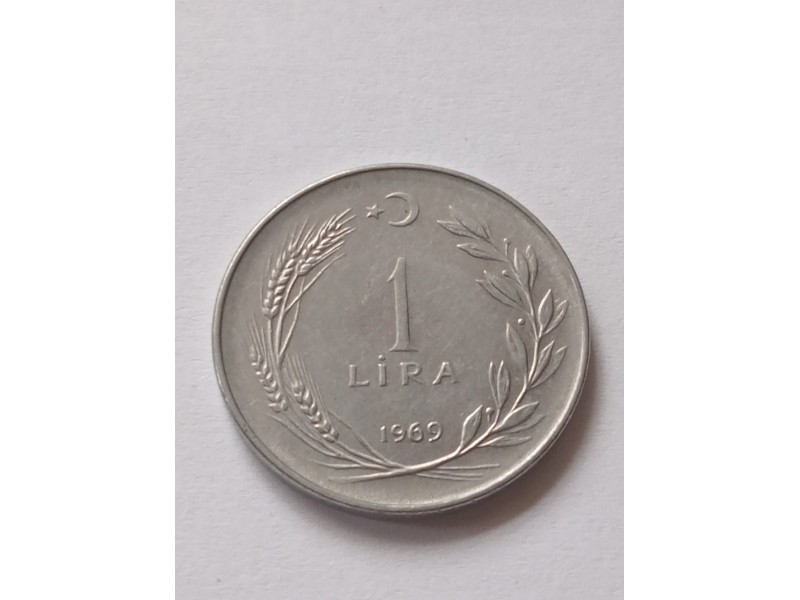 1 Lira 1969.g - Turska -