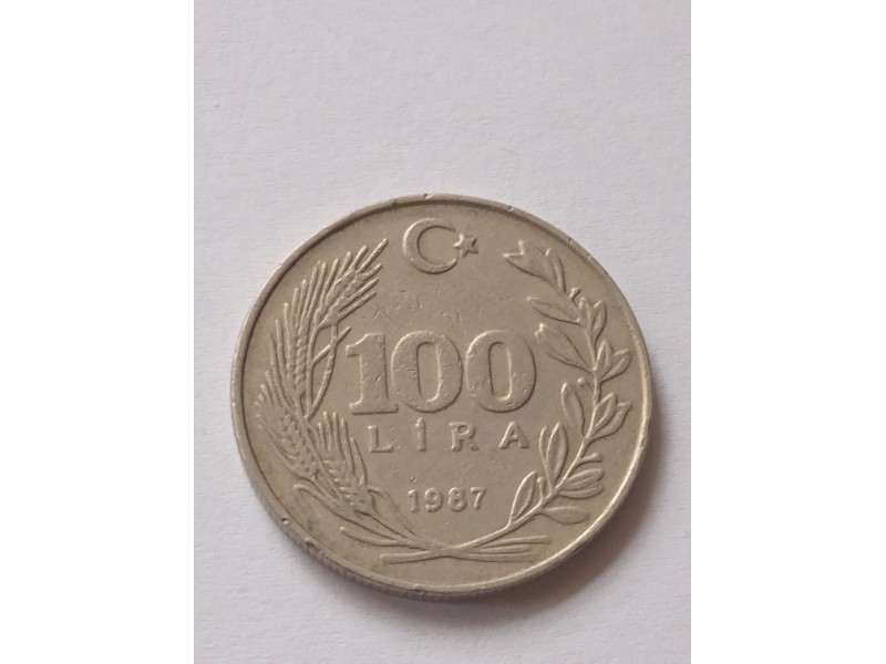 100 Lira 1987.g - Turska -