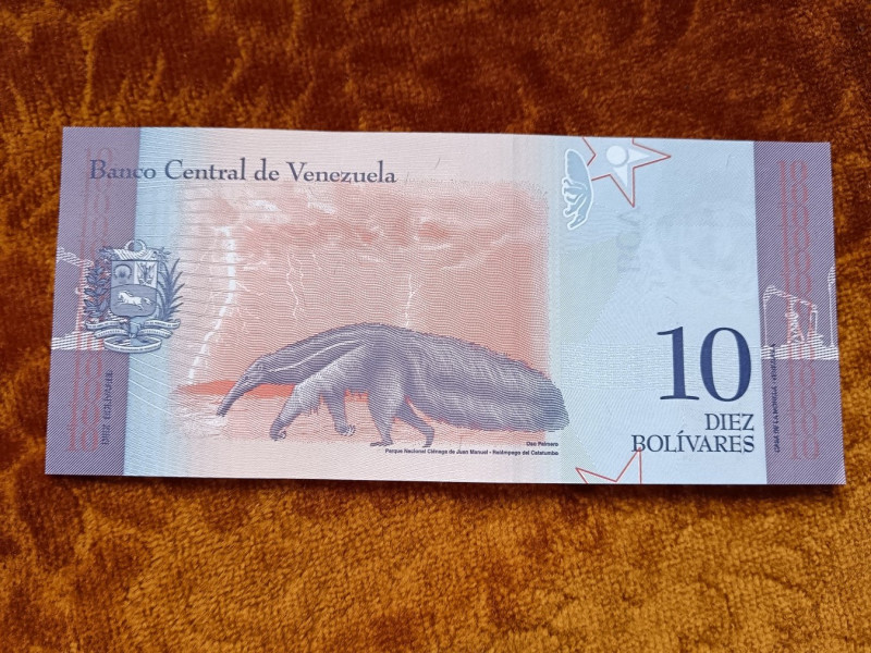 Venecuela 10 Bolivar,2018 god.UNC