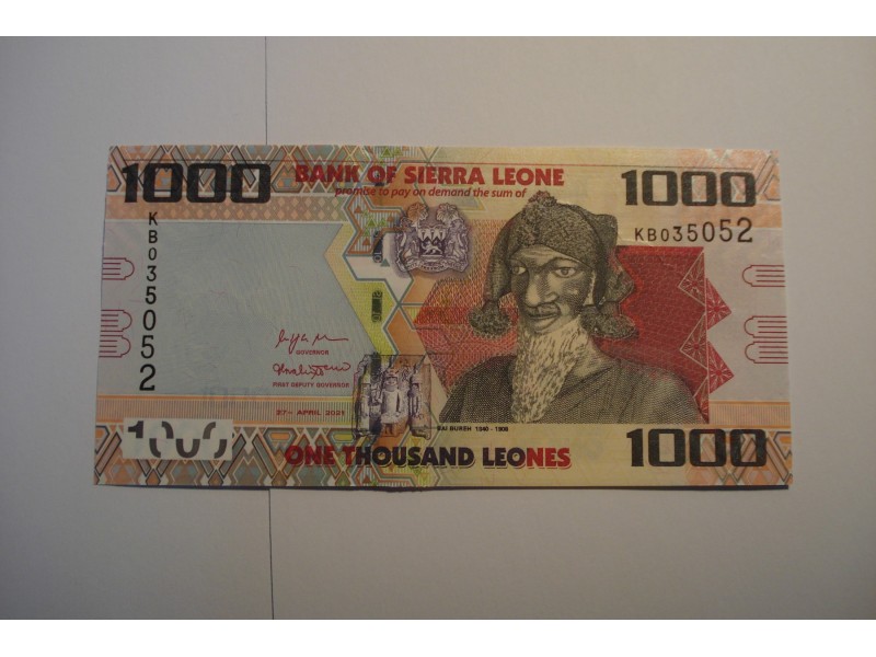 SIERA LEONE - 1000 LEONES - 2021