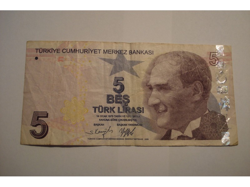 TURSKA - 5 LIRA