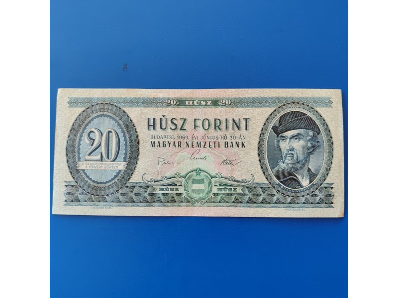 20 FORINTI 1969