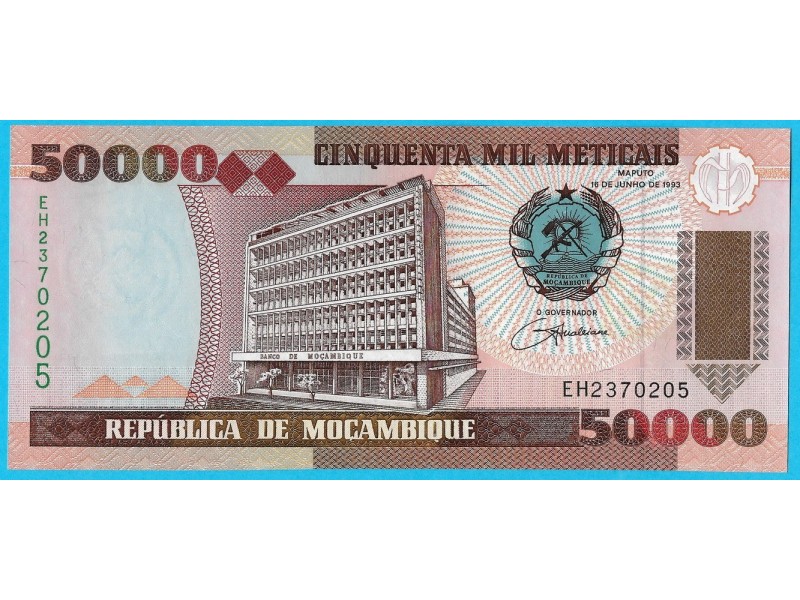 Mozambik 50000 metikaisa 1993