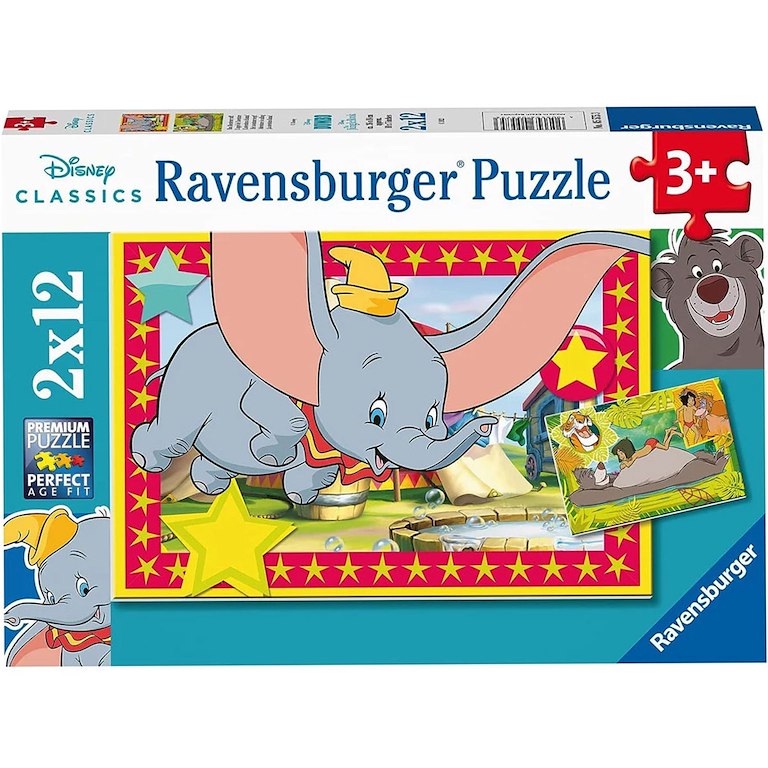 Ravensburger puzzle (slagalice) – 2 x 12 pcs Zov avanture! RA05575