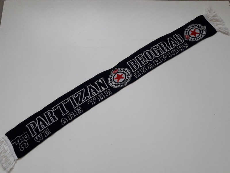 Navijacki sal Partizan Beograd we are the shampions