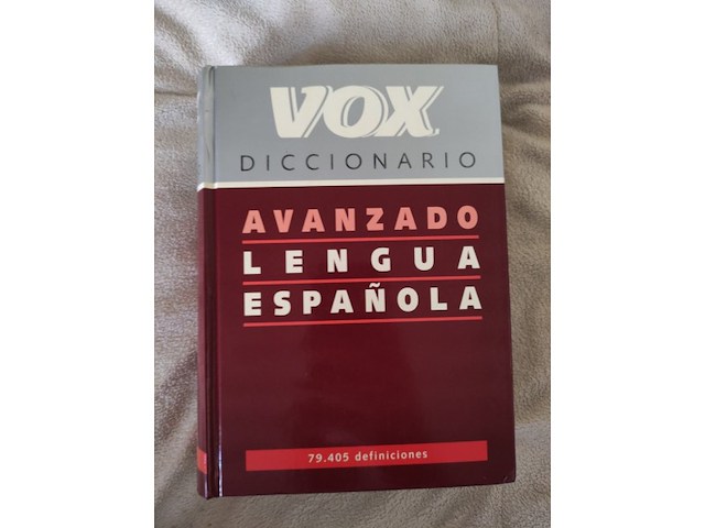 VOX diccionario avanzado lengua española