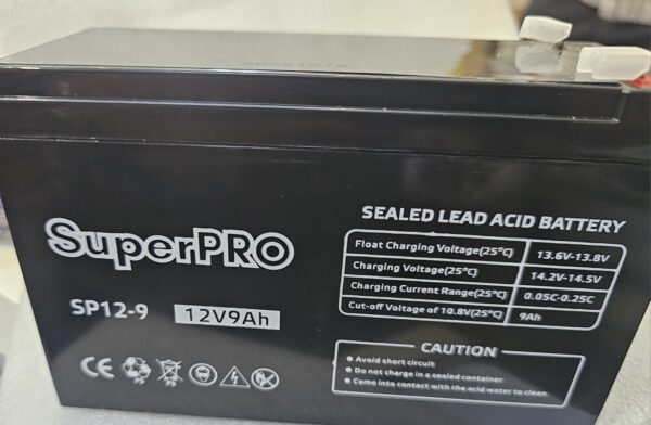 AKUMULATORSKA BATERIJA 12V 9Ah SuperPRO