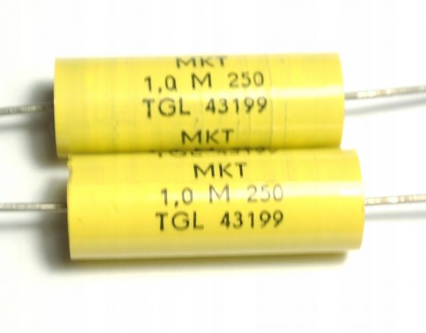 BLOK KONDENZATOR 1uF 250V MKT AXIAL