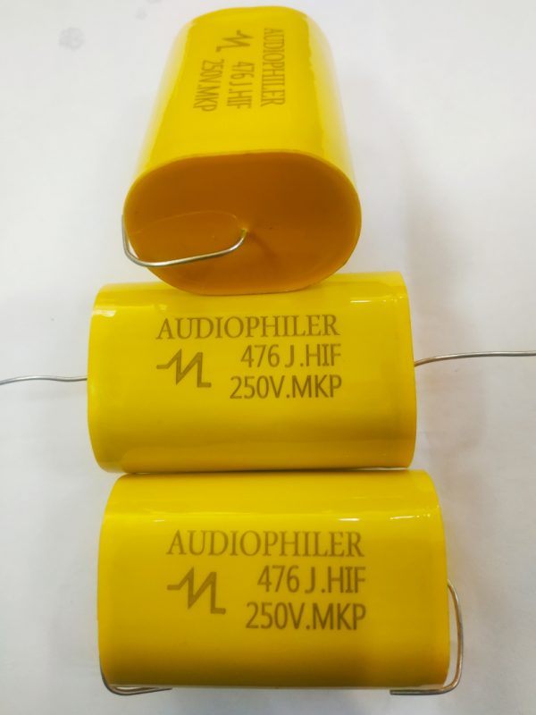 BLOK KONDENZATOR 47uF 250V AXIAL AUDIOPHILER,ZUTI