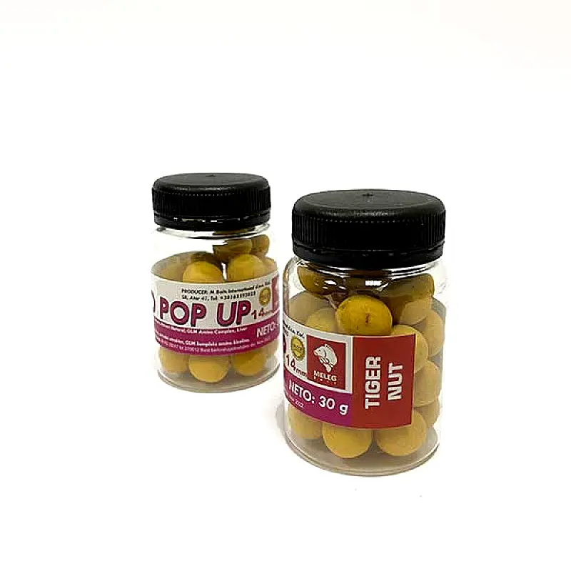 Meleg Bait Pop Up Boilie 10/14mm - Tiger Nut