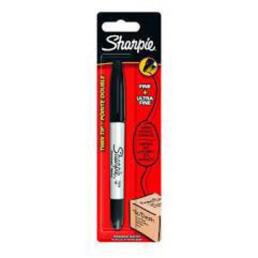 SHARPIE marker TWIN TIP crni 1/1 blister