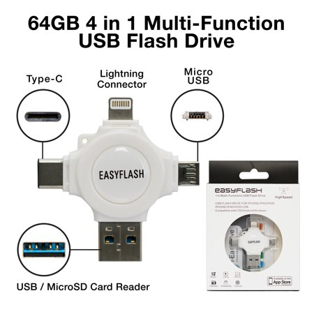 Multifuncionalni USB Flash Drive 4 u 1 64 GB