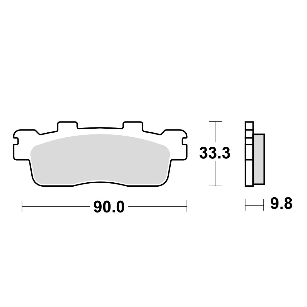 Disk pločice TRW MCB830SRM ( MAXI - SCOOTER SINTER )