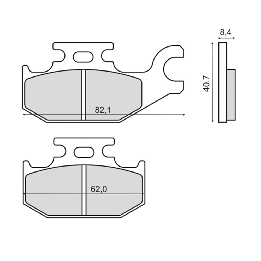 Disk pločice za motocikle Suzuki KingQuad 500/750 RMS