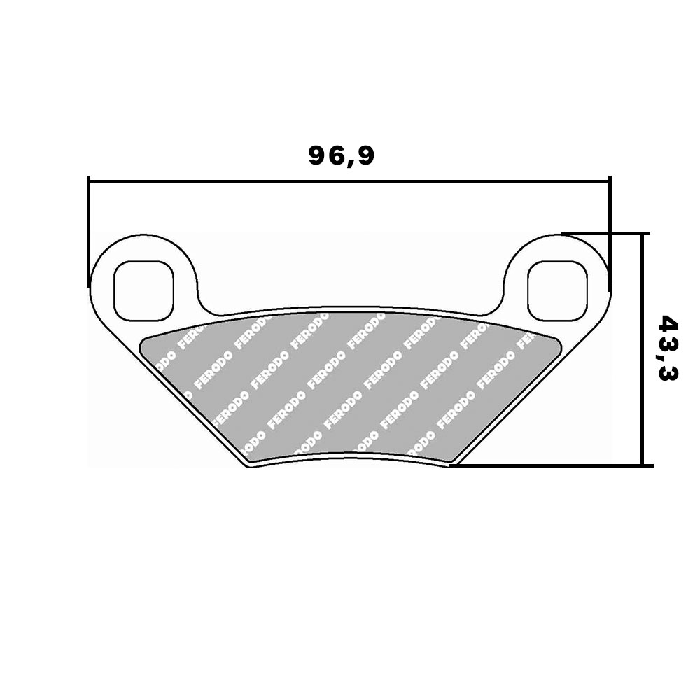 Disk pločice Polaris Sportsman 570 Ferodo FDB2276SG