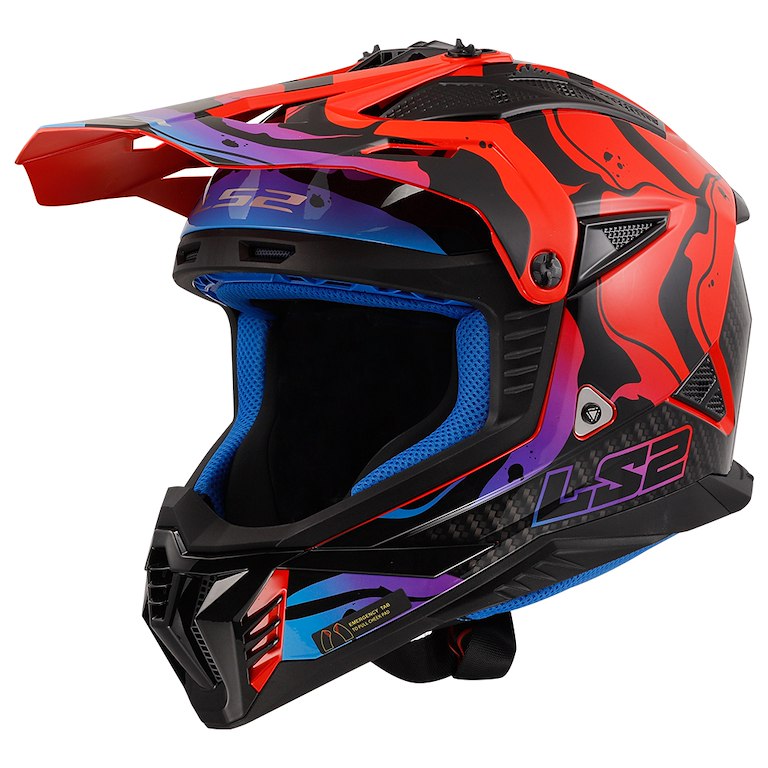 Kaciga LS2 Cross MX708 FAST II WASH crvena