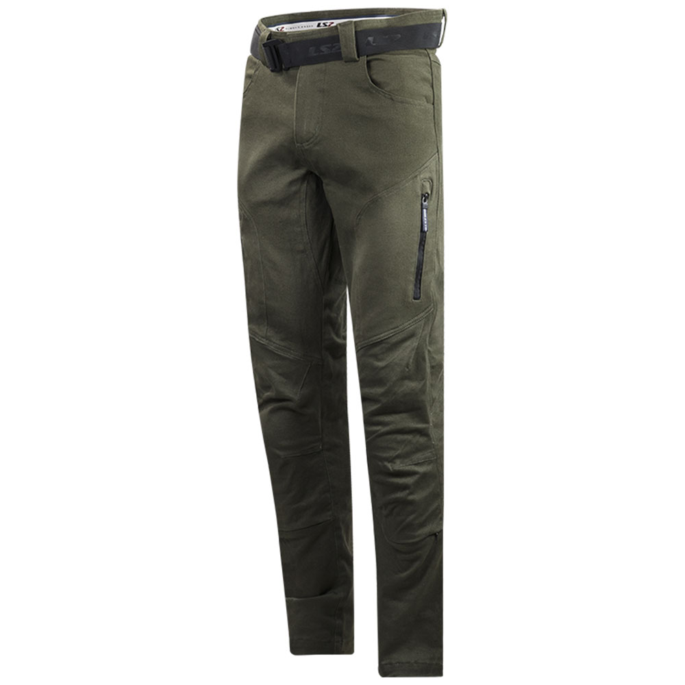 Pantalone LS2 STRAIGHT muške maslinasto zelene