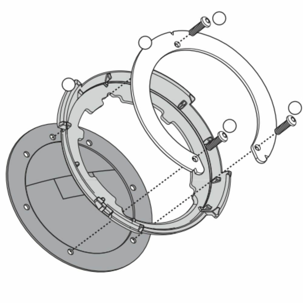 Nosač Tanklock torbe Kappa Honda CBR 600 RR (07-09) BF03K