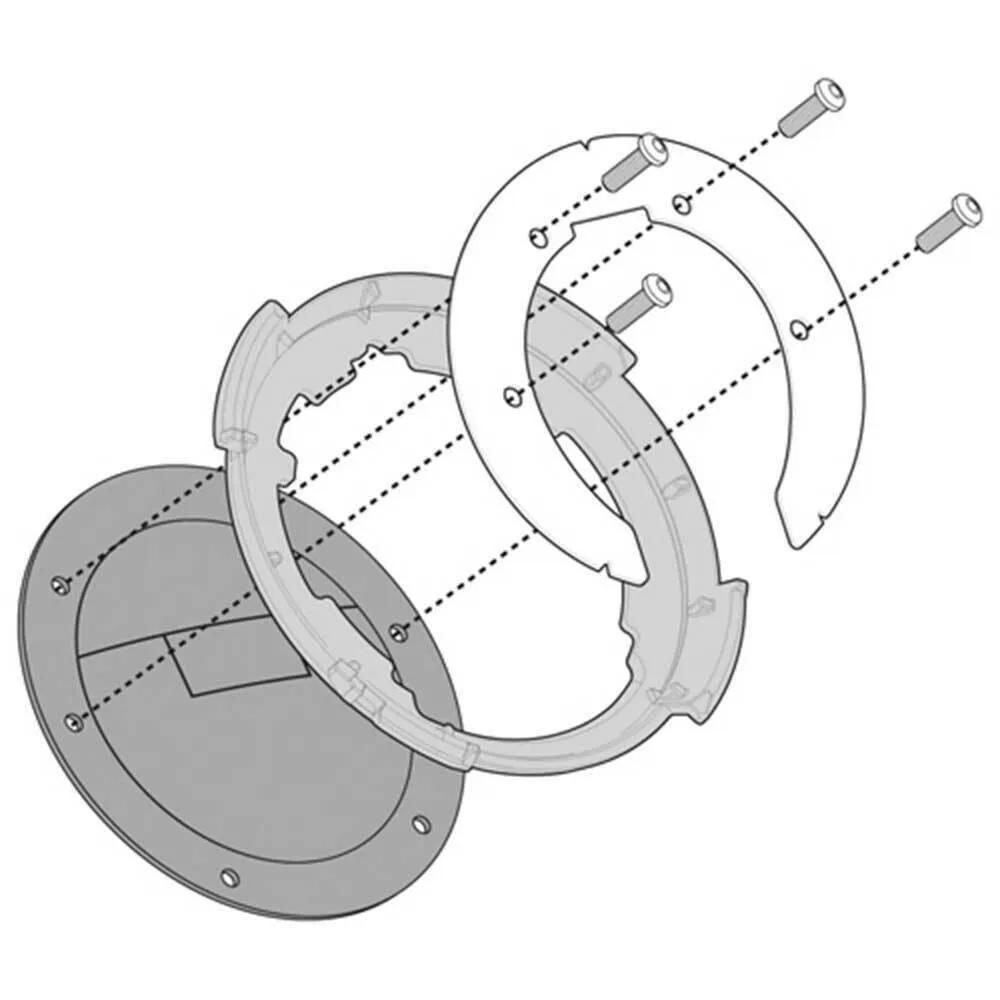 Nosač Tanklock torbe Kappa CF MOTO 650 MT BF66K