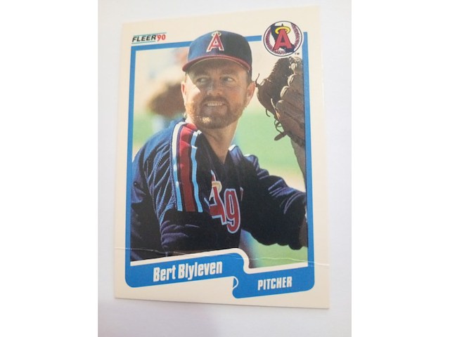 Kartica baseball fleer 90 Bert Blyleven 128