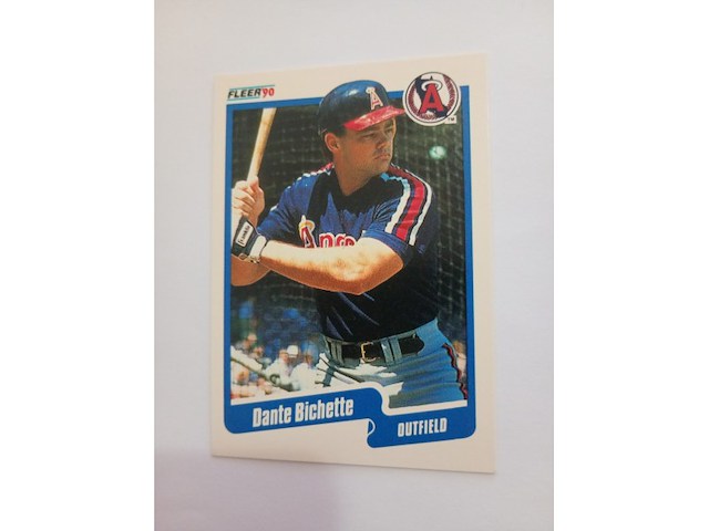Kartica baseball fleer 90 Dante Bichette 127