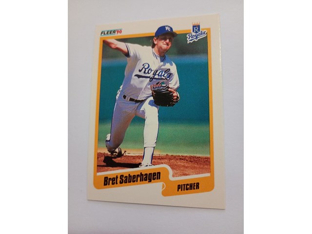Kartica baseball fleer 90 Bert Saberhagen 116