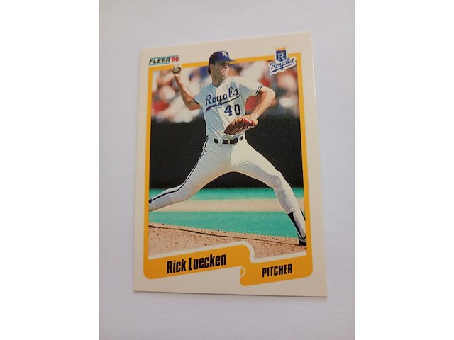 Kartica baseball fleer 90 Rick Luecken 113