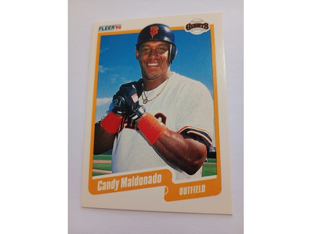Kartica baseball fleer 90 Candy Maldonado 62
