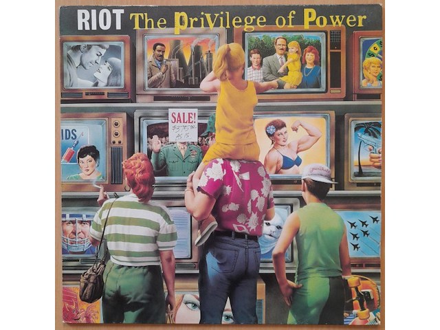 Riot  ‎– The Privilege Of Power EUROPE 1990