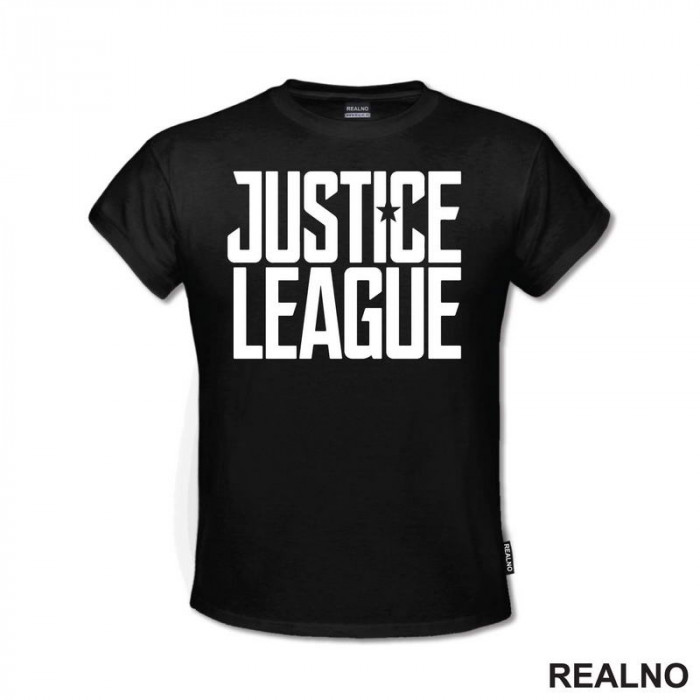 JUSTICE LEAGUE BIG LOGO - MAJICA