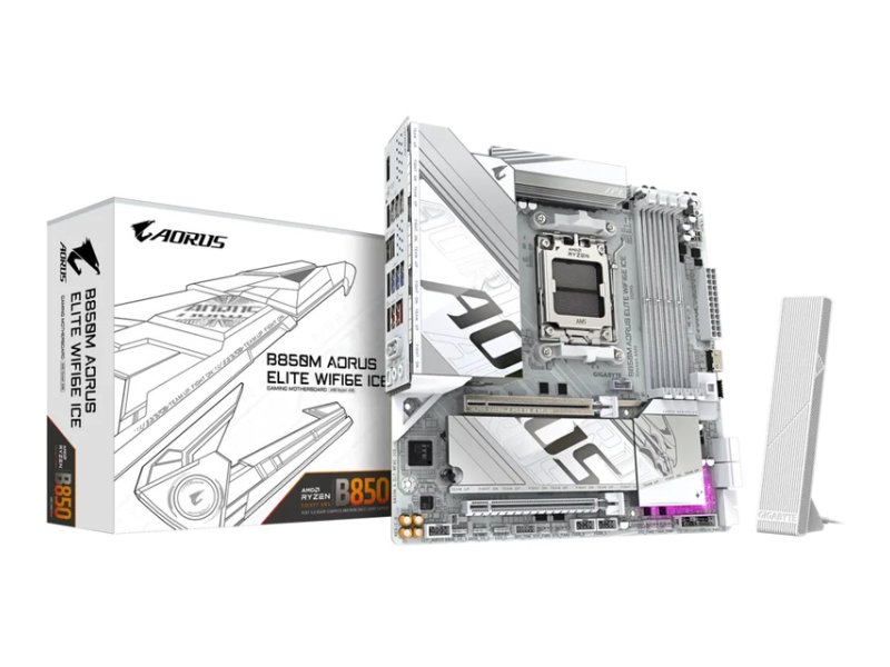 GIGABYTE B850M AORUS ELITE WIFI6E ICE REV. 1.0