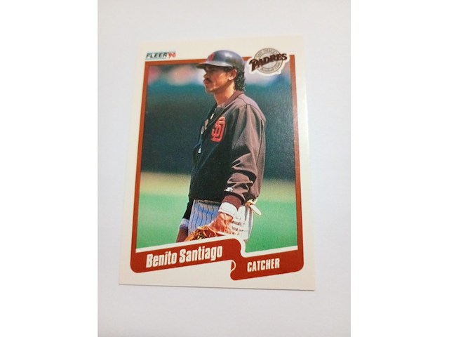 Kartica baseball fleer 90 Benito Santiago 167