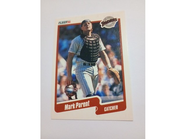 Kartica baseball fleer 90 Mark Parent 164