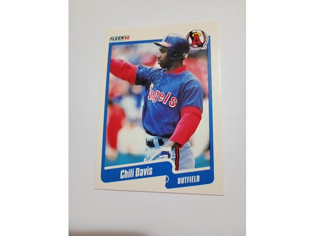 Kartica baseball fleer 90 Chili Davis 129