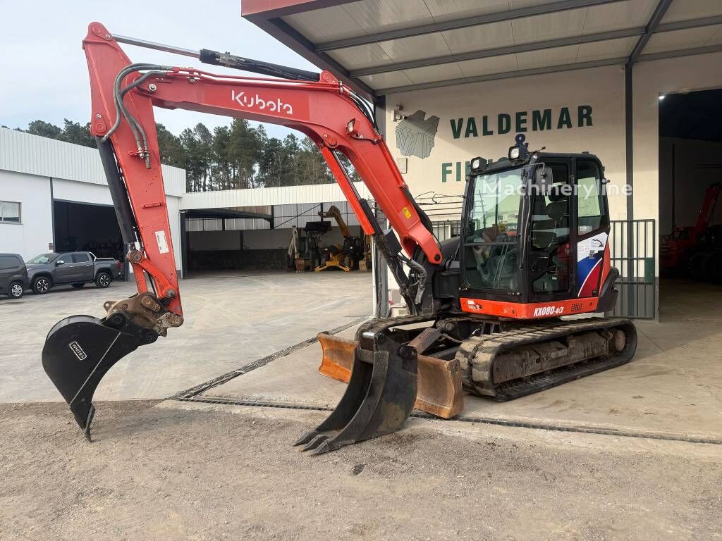 Kubota KX 080-4 mini bager