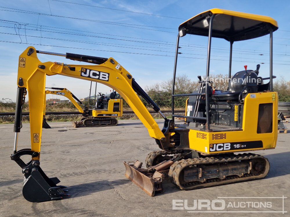 Prodaje se JCB 16C-1 T3 mini bager na aukciji