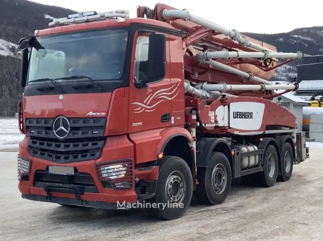 Liebherr na šasiji Mercedes-Benz Arocs 3253 Liebherr 35-5 m 35Z5 pumpa za beton