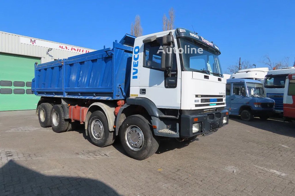 IVECO Eurotrakker 340E37 8x4, Manual injection, STEEL DUMPER, FULL SPR kiper