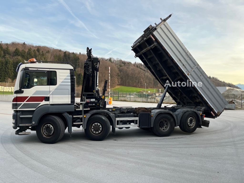 MAN TGS 35.480 8x4-6 BL Change system Tipper/Platform HIAB 232-5 Yea kiper