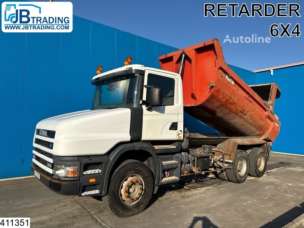 Scania 114 380 6X4, EURO 2, Retarder, Manual, Steel Suspension kiper