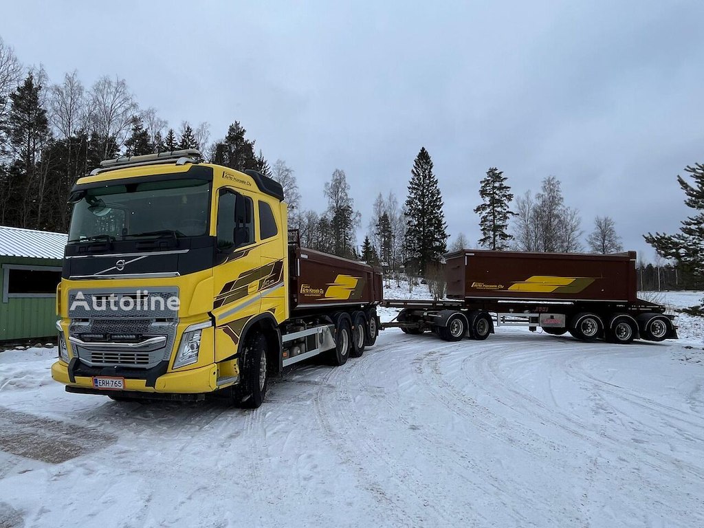 Volvo FH540 8×4 Tridem, Jyki 5-aks 76tn yhdistelmä kiper