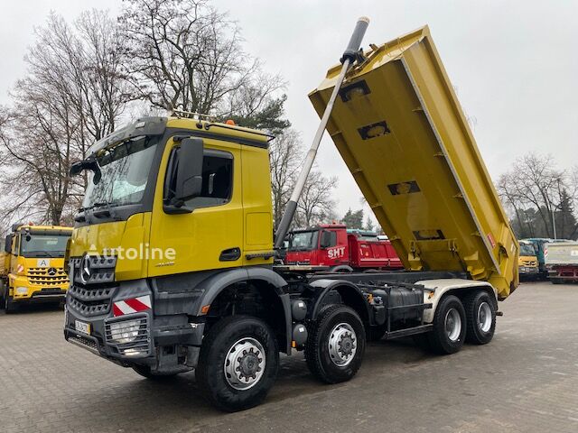 Mercedes-Benz AROCS 4145 8X8 DMC 34 t kipper Langendorf MULDA 2019r kiper