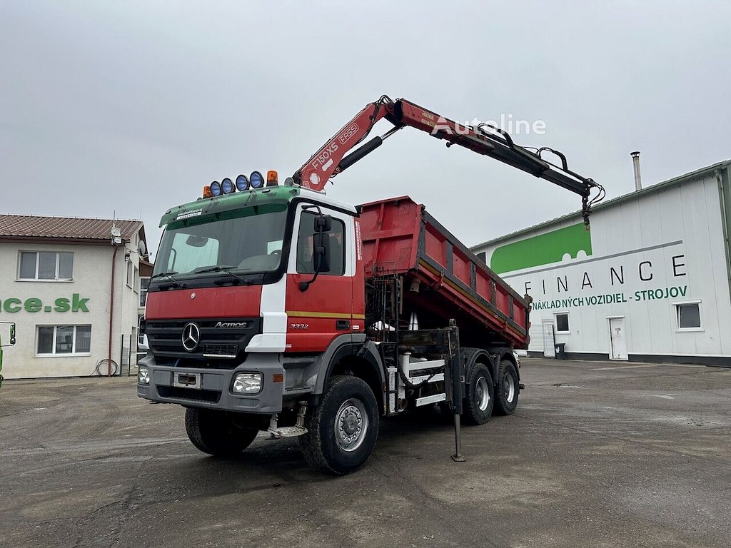 Mercedes-Benz ACTROS 3332 MP3 dvojstranný vyklápač + HR VIN 790 kiper