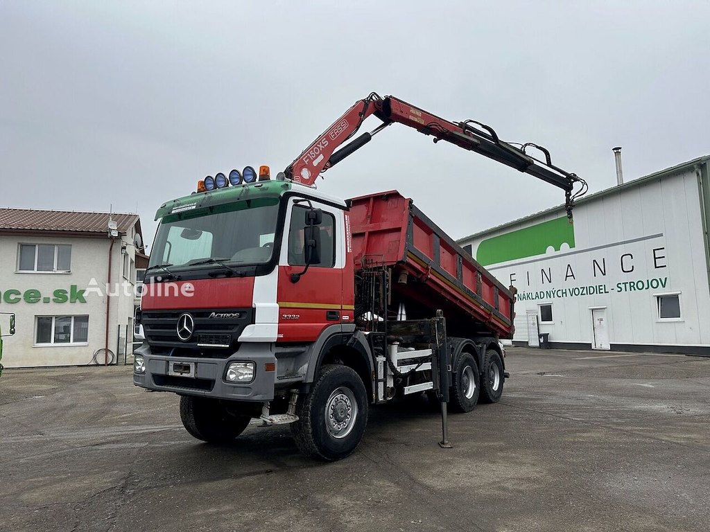 Mercedes-Benz ACTROS 3332 MP3 6x6 dvojstranný vyklápač + HR VIN 790 kiper