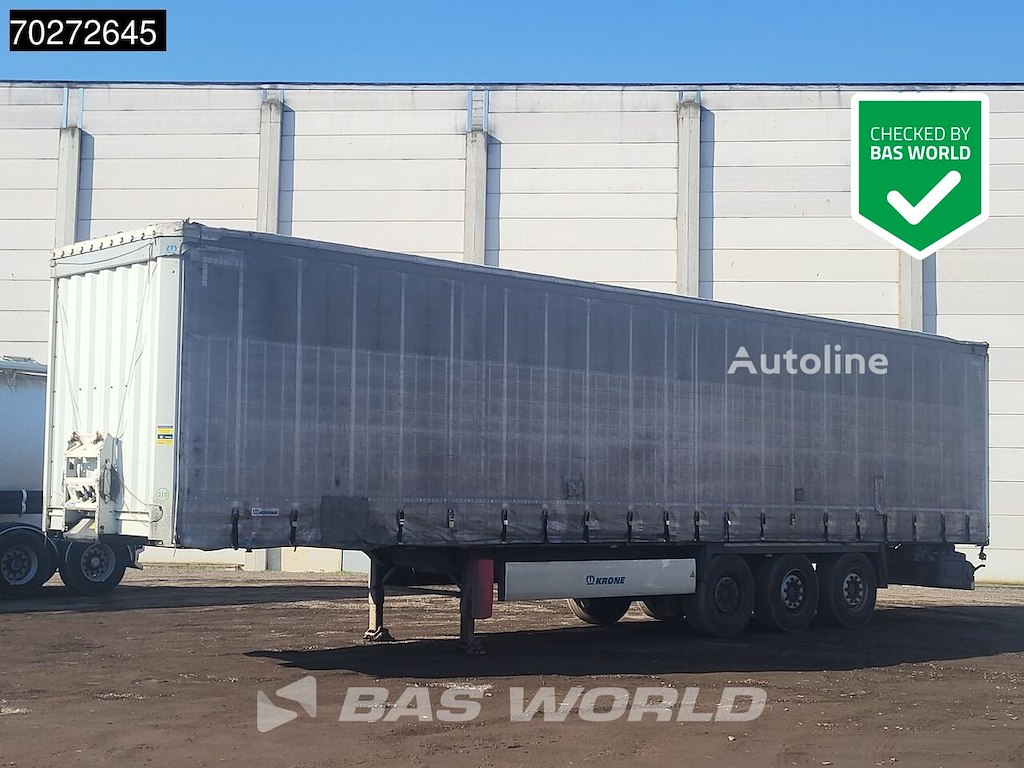 Krone SD 3 axles Lift Axle SAF Anti Vandalism TÜV 08/25 poluprikolica sa kliznom ceradom