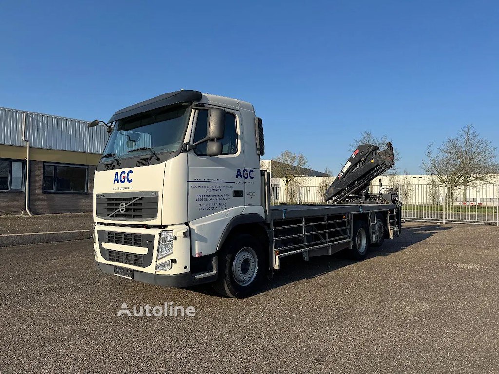 Volvo FH 13.400 HIAB 099 HI DUO Remote kamion s ravnom platformom