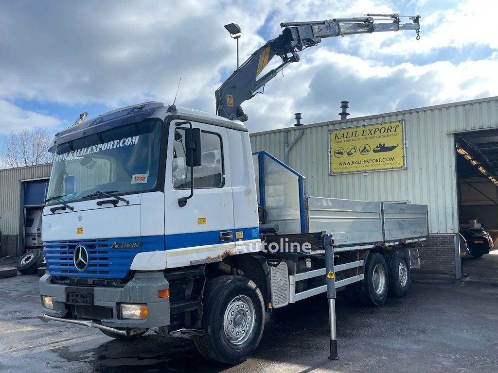 Mercedes-Benz Actros 2540 6x2 Full Spring Suspension Resor Big Axle V6 EPS Eff kamion s ravnom platformom