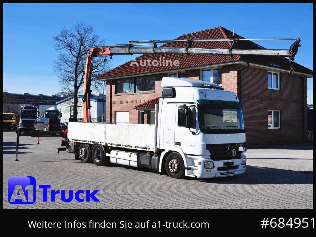 Mercedes-Benz Actros 2541 MP2 kamion s ravnom platformom