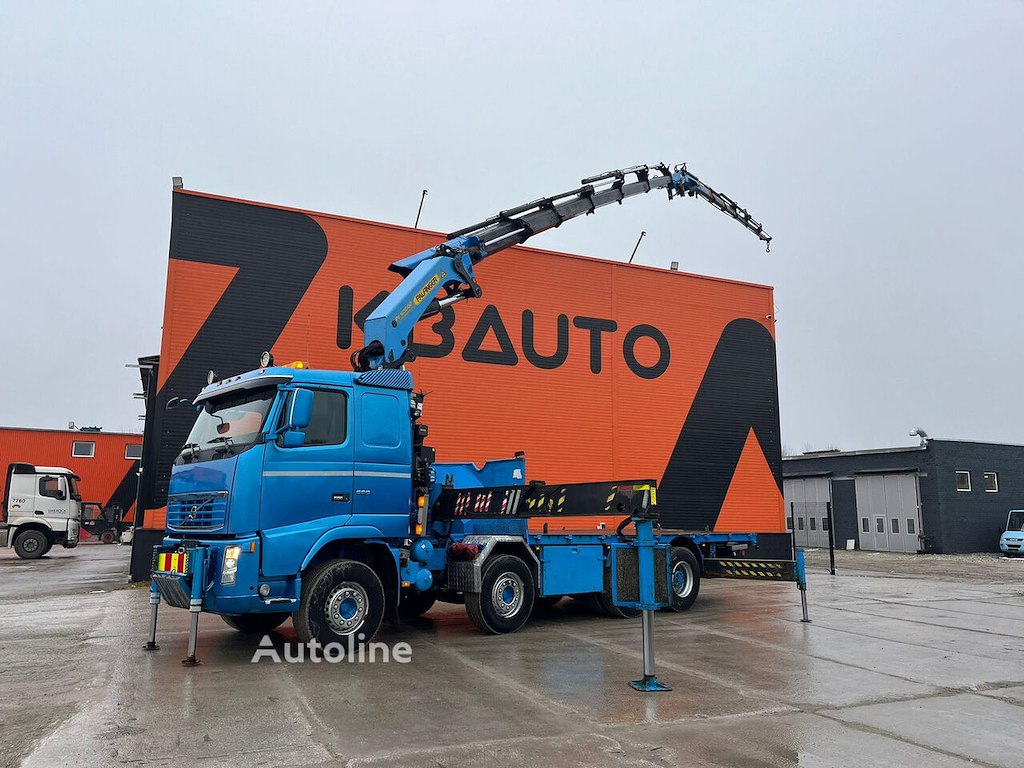 Volvo FH 16 660 8x4 PK60002 + JIB / PLATFORM L=6232 mm kamion s ravnom platformom